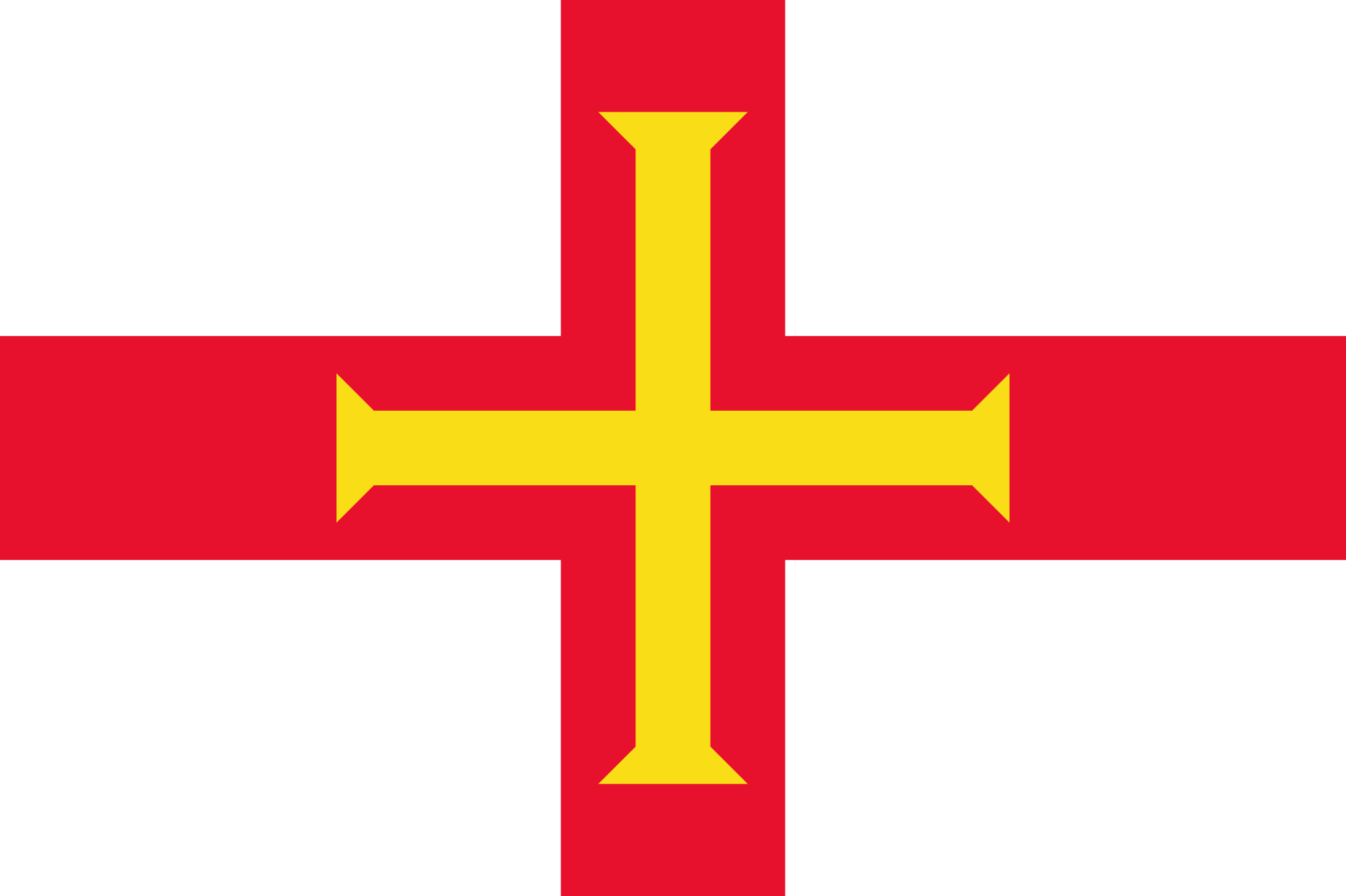 Guernsey flag | The Sarnian